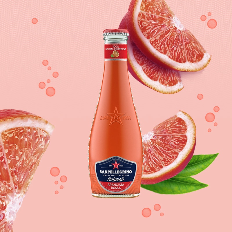 Sanpellegrino Aranciata Rossa: blood orange drink | Sanpellegrino