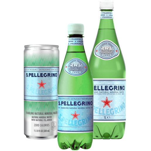 S.Pellegrino Sparkling Water PET Plastic Bottles | Sanpellegrino