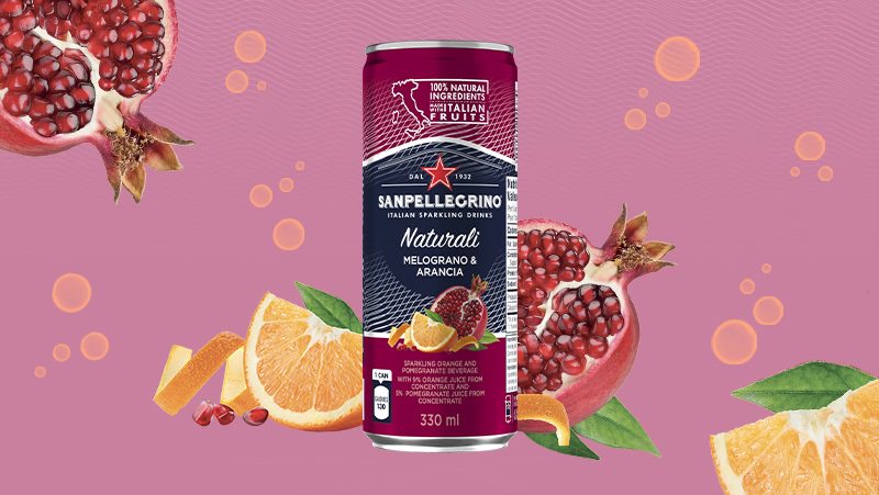 Mellow Melograno: mocktail with fresh fruits | Sanpellegrino