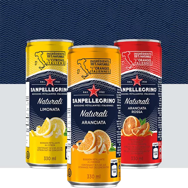 Boissons pétillantes aux fruits 100% naturelles | Sanpellegrino