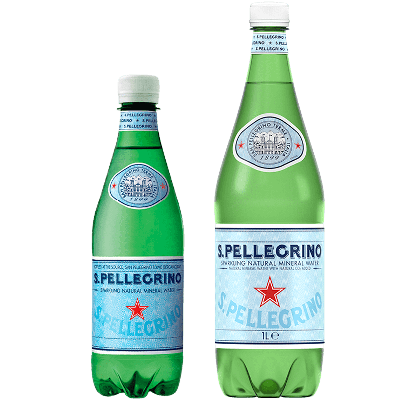 S.Pellegrino Sparkling Water PET Bottles and Sleek can | Sanpellegrino