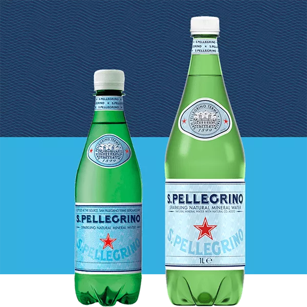 S.Pellegrino Sparkling Water PET Bottles and Sleek can | Sanpellegrino