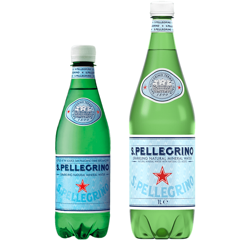 S.Pellegrino Sparkling Water PET Bottles and Sleek can | Sanpellegrino