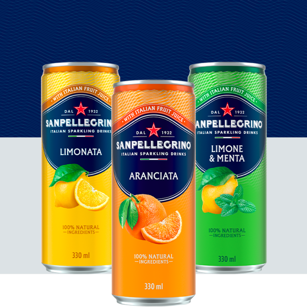 Refrescos Italianos con frutas 100% naturales | Sanpellegrino
