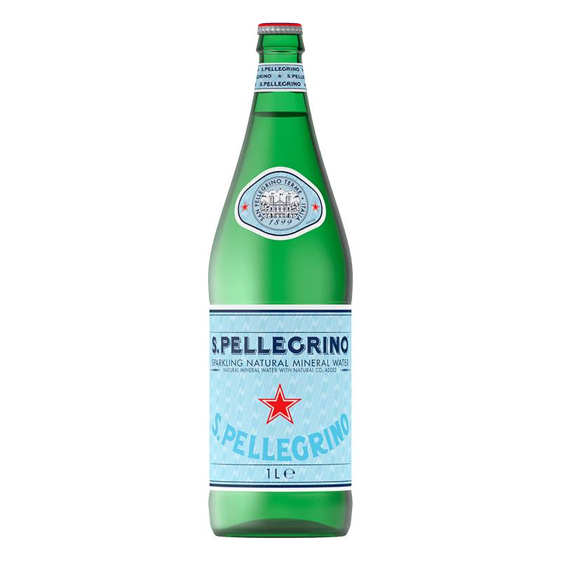 S.Pellegrino Water 1 liter Glass Bottle | Sanpellegrino
