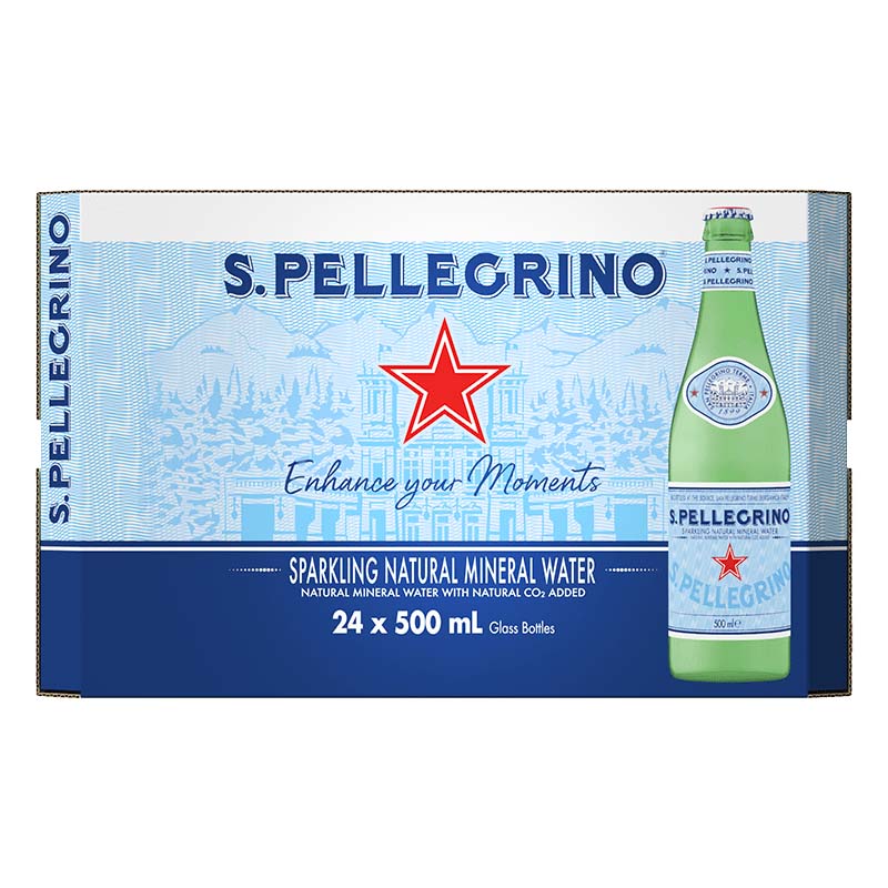 S.Pellegrino Water 500 ml Glass Bottle | Sanpellegrino