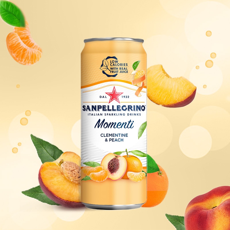 Momenti Clementine & Peach Flavour | Sanpellegrino