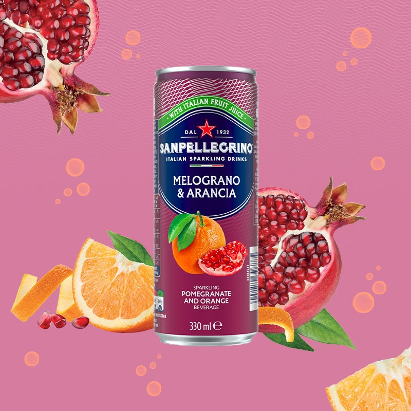 Sanpellegrino Melograno e Arancia: pomegranate drink | Sanpellegrino