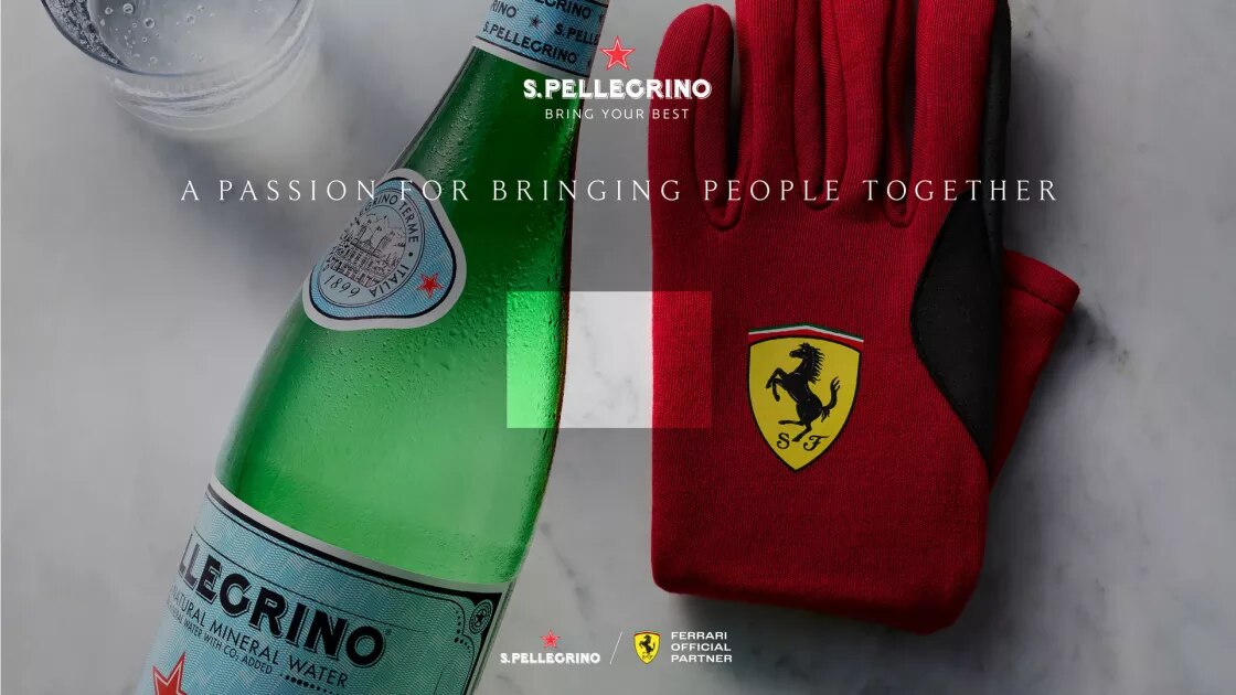 S.Pellegrino partners Scuderia Ferrari HP to celebrate the passion that ...