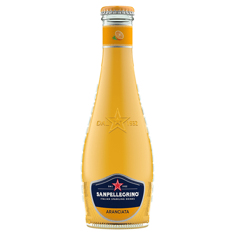 Sanpellegrino Aranciata Glass Bottle | Sanpellegrino