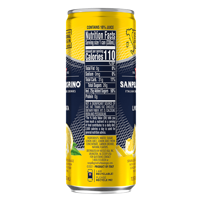 Limonata Classic Lemon Drink | Sanpellegrino® Fruit Beverages