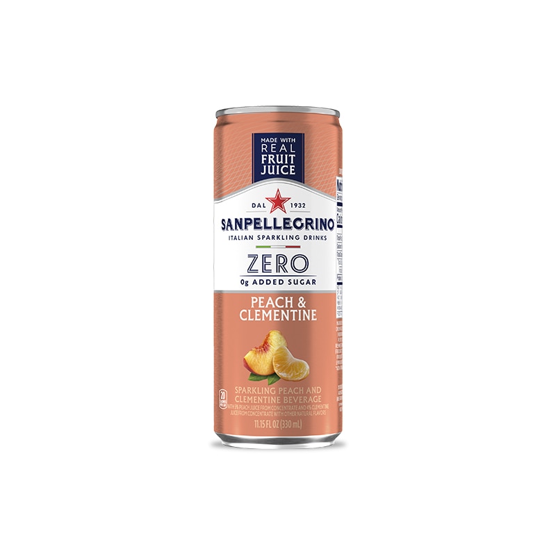 Sanpellegrino® Zero Grams Added Sugar Peach & Clementine | Sanpellegrino