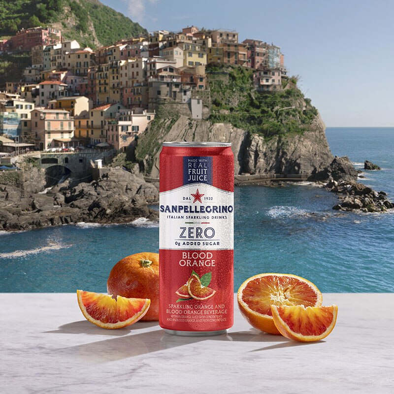 Sanpellegrino® Zero Grams Added Sugar Blood Orange | Sanpellegrino Fruit Beverages