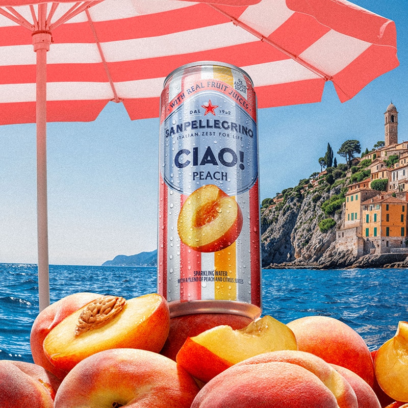 Sanpellegrino CIAO! Peach Flavored Sparkling Water