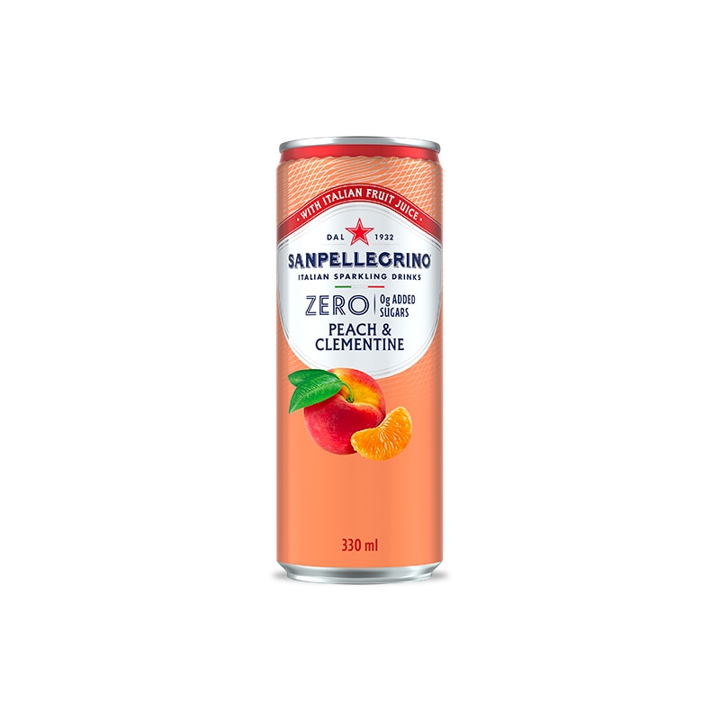 Sanpellegrino® Zero Grams Added Sugar Peach & Clementine | Sanpellegrino